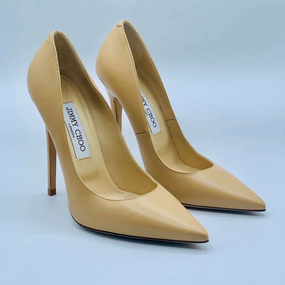 Jimmy Choo Anouk Leather Heel - Gem